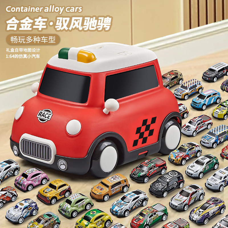 Shopee Official Children's Toy Car Pull Back Alloy Car Boy Racing Model ...