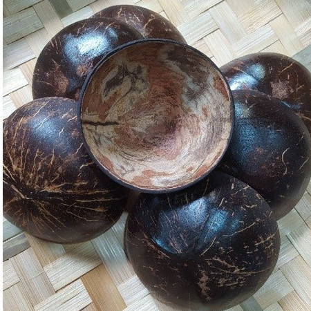 Coconut shell/Dancing shell varnish shell one pair | Shopee Malaysia