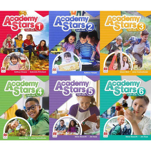 Book - Academy Stars (Pupil's Book + Work Book) - (Odd, complete set 1 ...