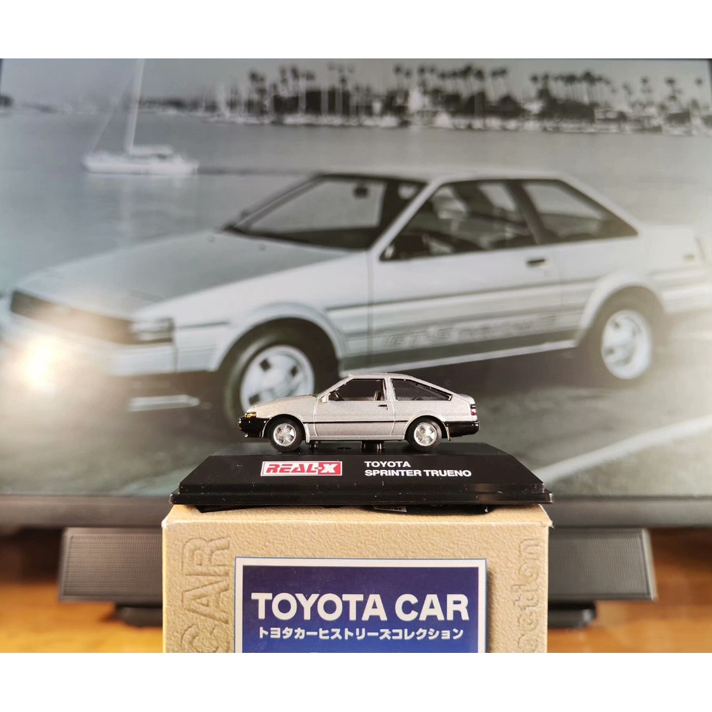 1/72 REAL-X Initial D AE86 Alloy Car Model TOYOTA SPRINTER TRUENO ...