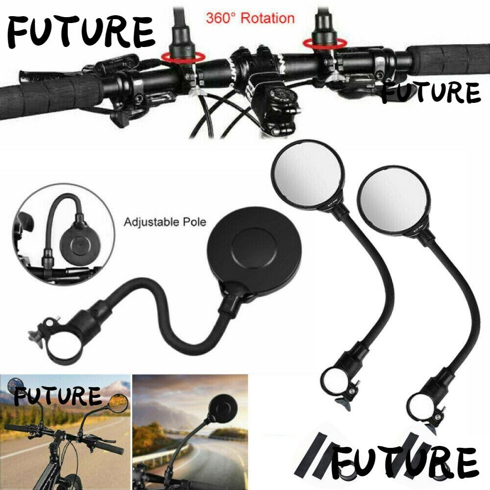 HL-FUTU Rear View Mirror Convex Bicycle Handlebar 360° Rotate Side ...
