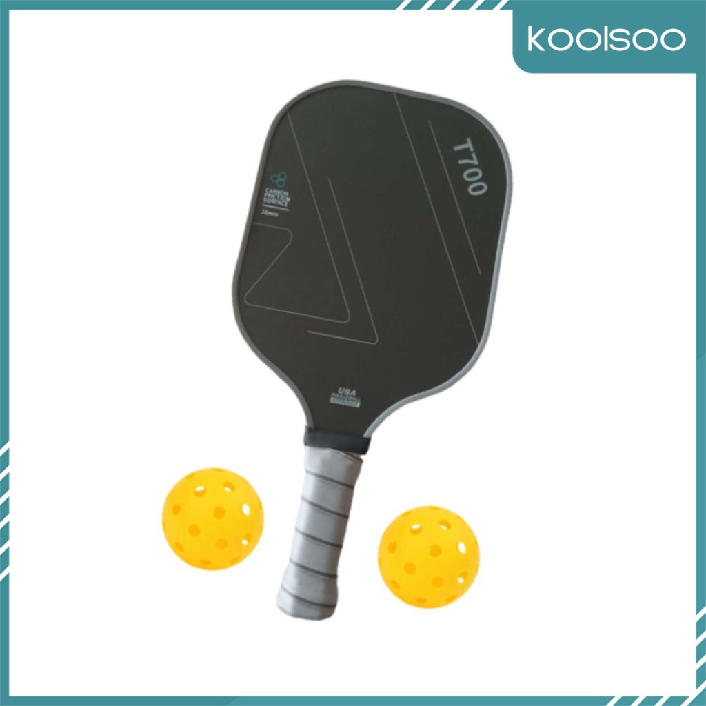 koolsoo Carbon Fiber Pickleball Paddle Pickleball Racquet for Control ...