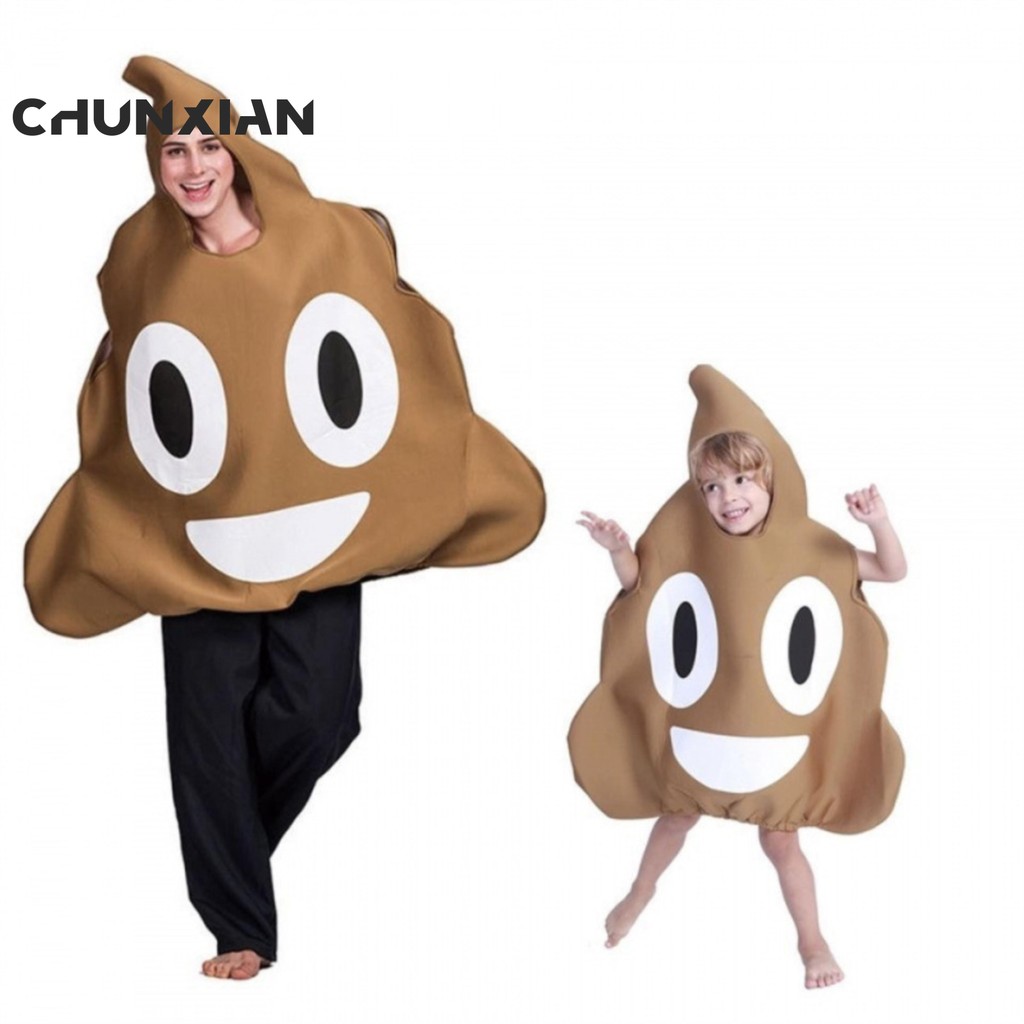 Ready StockHalloween Costume For Family Happy Poop Boy Fancy Costume ...