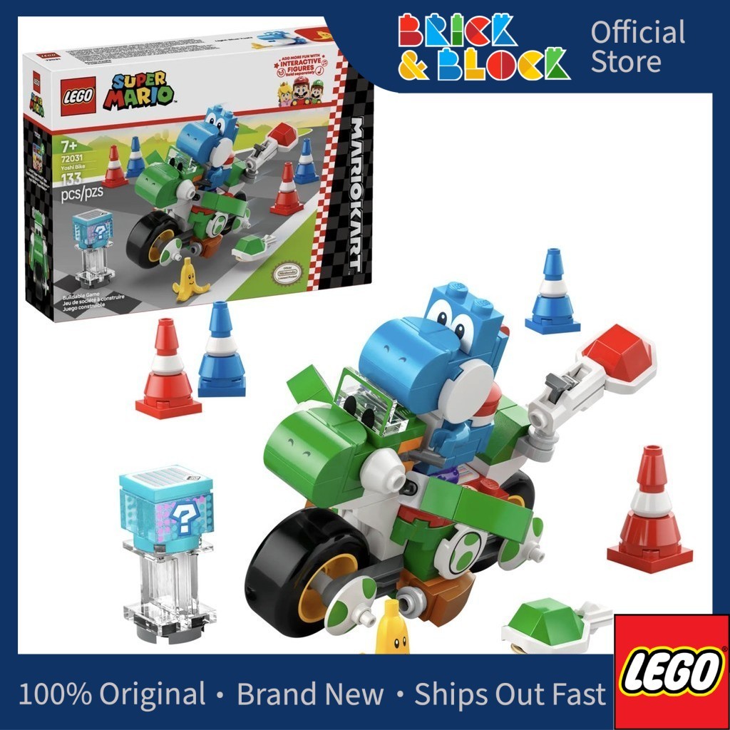 LEGO 72031 Mario Kart - Yoshi Bike | LEGO Super Mario | Shopee Malaysia