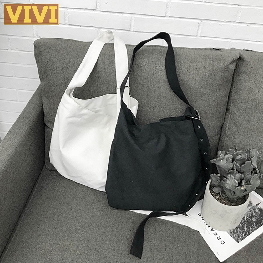 Simple Basic College School Student Women Girl Ladies Sling Bag ...