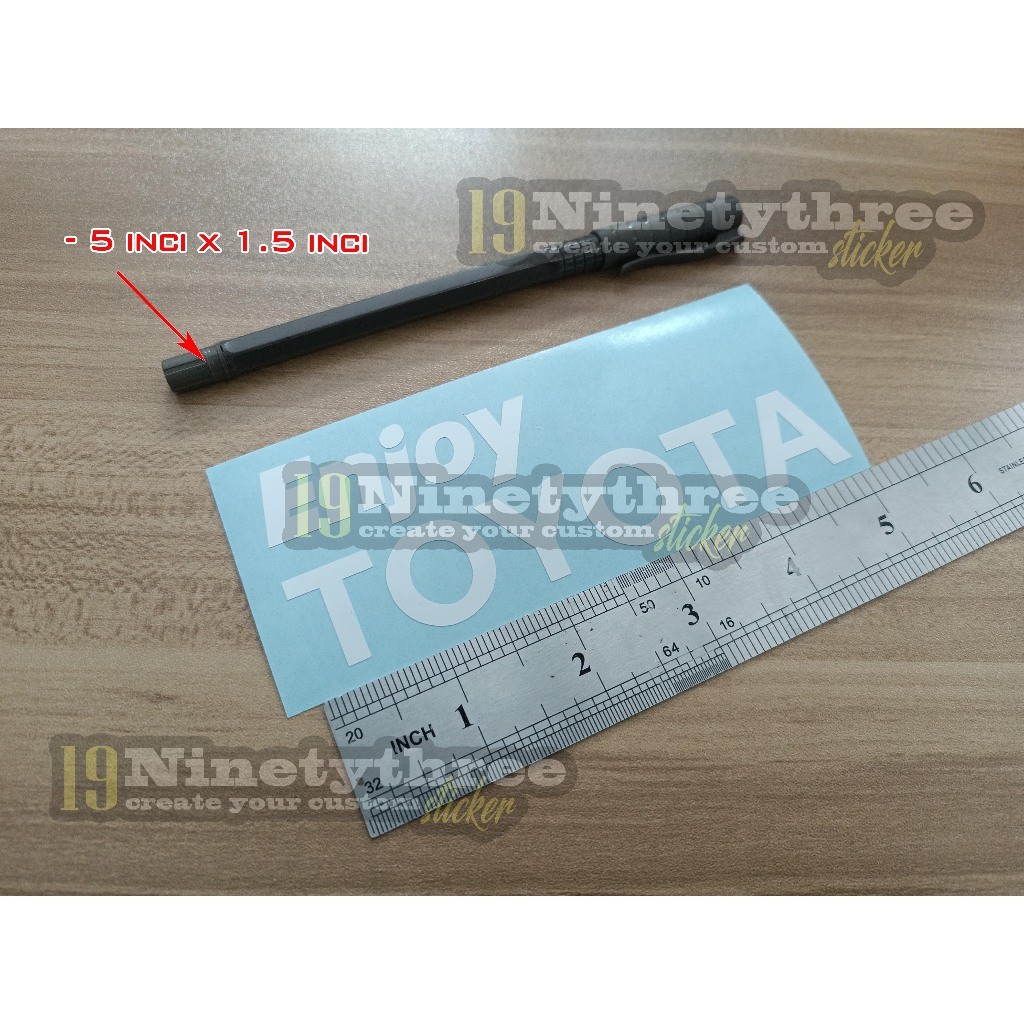 enjoy sticker car honda toyota proton mitsubishi car sticker | Shopee ...