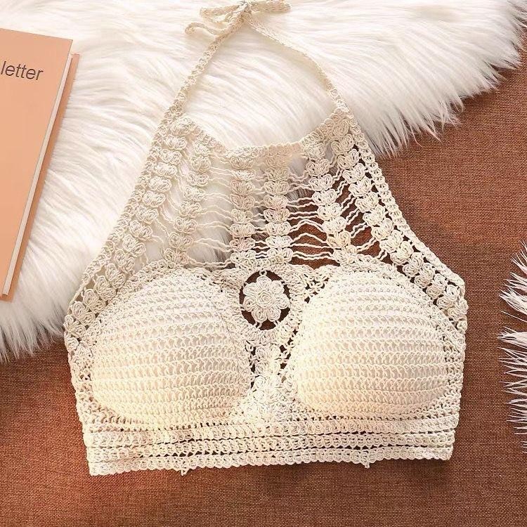 Terno Crochet swimwear Crochet Top Summer Outfit Women Beach Swimming ...