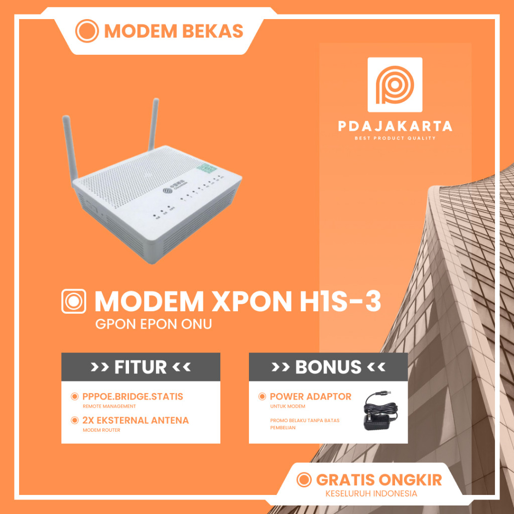 Xpon H1S-3 Gpon Epon Onu Modem Original Used Modem | Shopee Malaysia