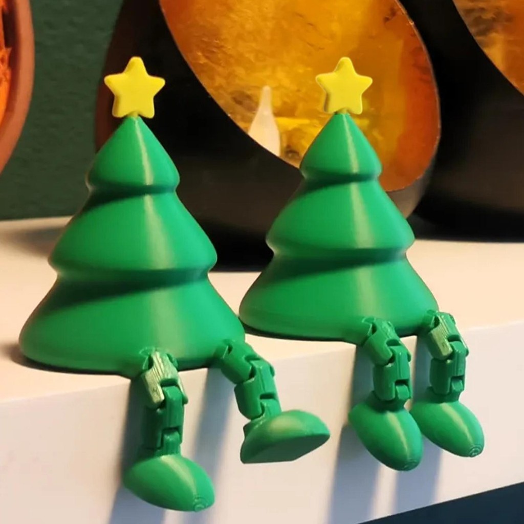 3D Printed Joints Movable Christmas Tree Action Figure Articulated ...
