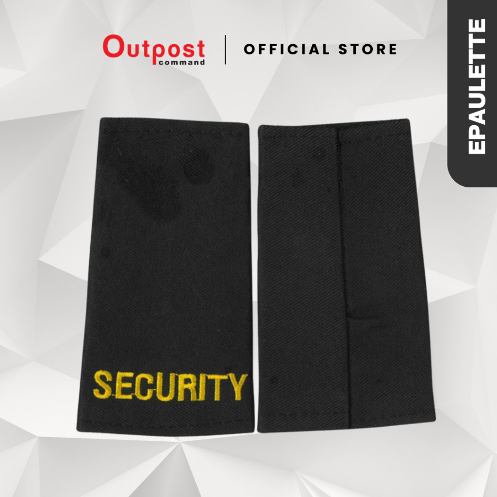 Outpost Security Eplot / Tanda Pangkat Sulam Pengawal Keselamatan ...