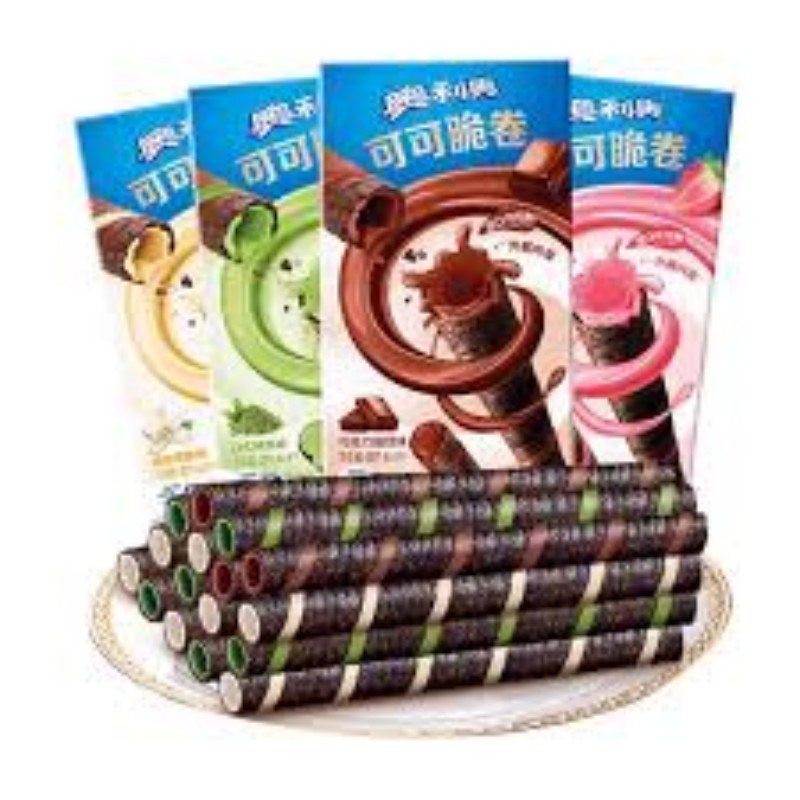 Oreo biscuits and pastries OREO Oreo Cocoa Crisps 50g* a box of multi ...