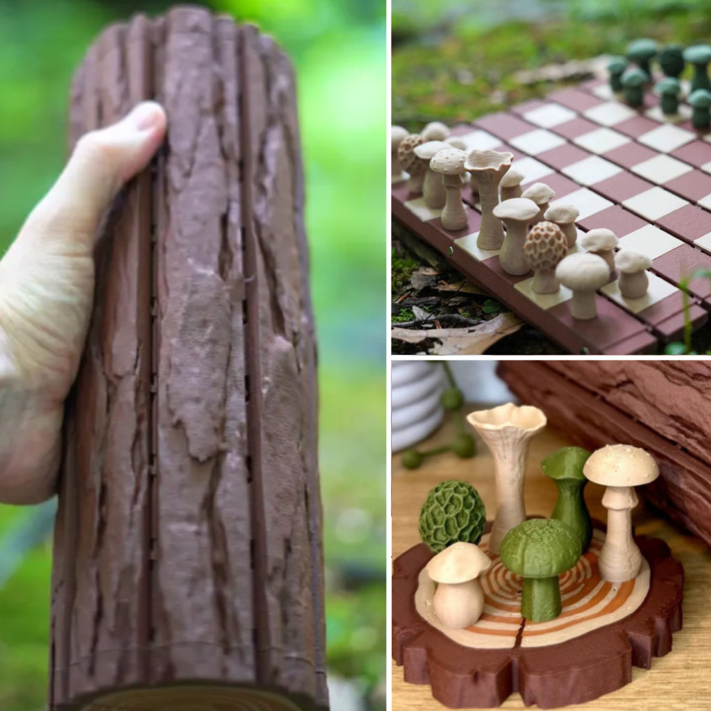 BF Forest Chess Set Educational Chess Game Portable Roll-up Forest ...