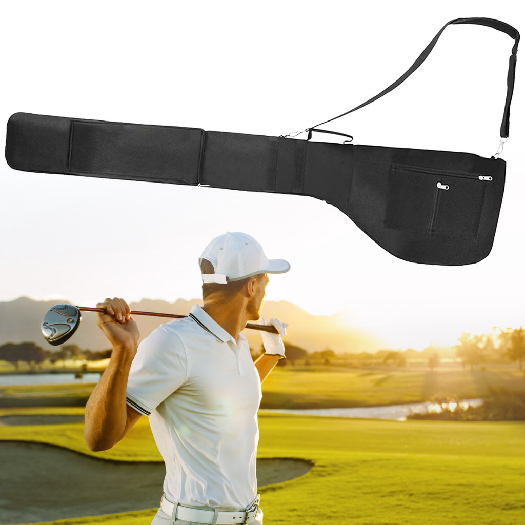 126*30cm Practice Carry Golf Bag Mini Portable Lightweight Golf Club ...