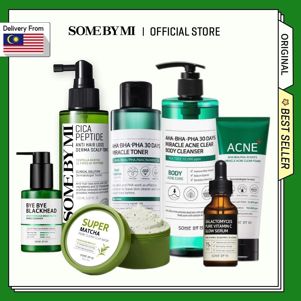 [SOMEBYMI] Some By Mi AHA BHA PHA 30 Days Miracle Toner/ Serum/ Byebye ...