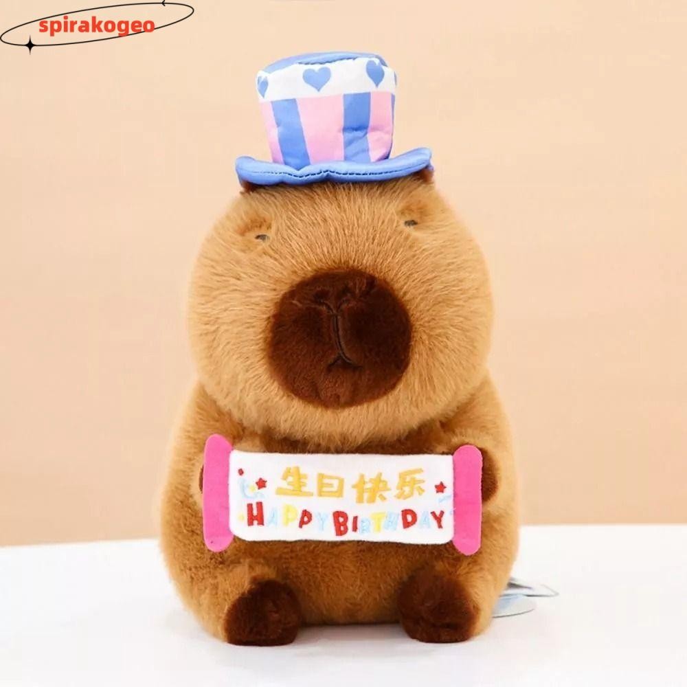 SPIRAKOGEO Fluffy Capybara, Funny Cute Capibara Anime Fluffty Toy, PP ...