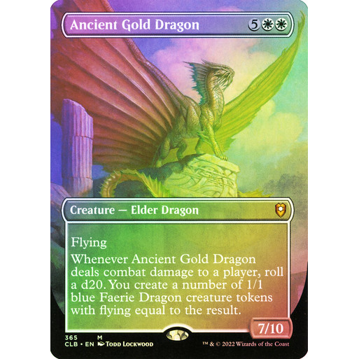 MTG PlayTest cards - Ancient Gold Dragon (White) | Shopee Malaysia