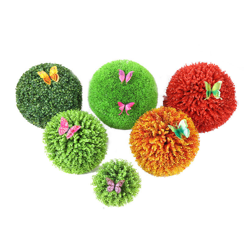 Ciro [Preferred] Simulation Colorful Grass Ball Milan Four Heads ...