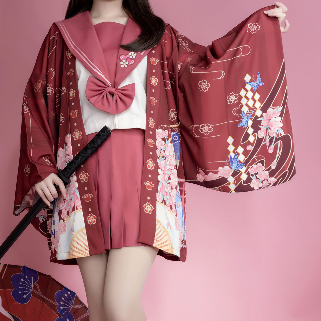 Japanese Style [Bliss Pure Land Clothes] Haori Miaojie jk Cute Japanese ...