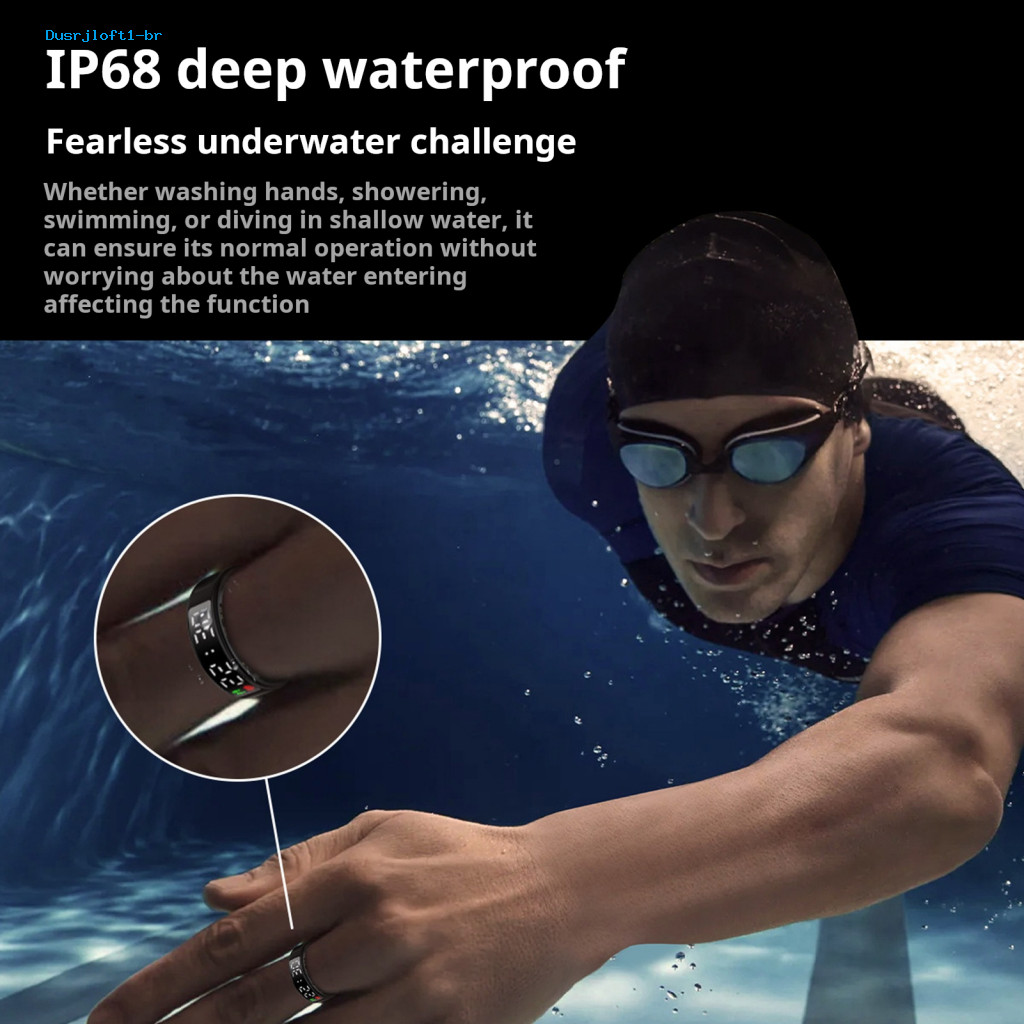 [New] Exercise Data Tracking Ring Waterproof Smart Ring Smart Ring with ...