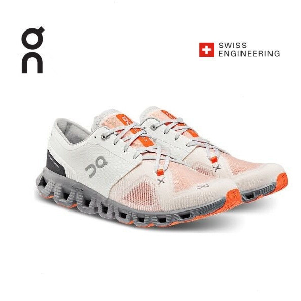 Hot style2024 On cloud X3 Variable Speed Running Shoes White Orange ...