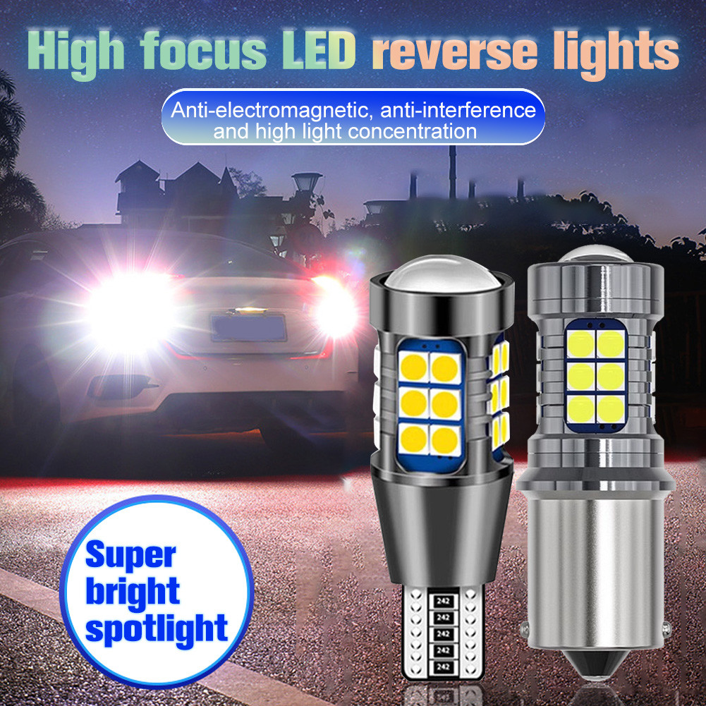 LED Reverse Light 6000K White High Brightness for Car T15 1156 Car ...