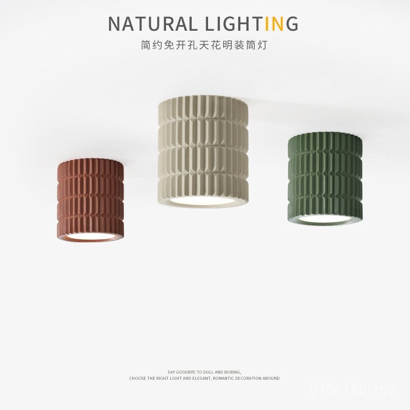 Stail Perancis retro yang dipasang di atas lampu tiub, ruang tamu bulat ...