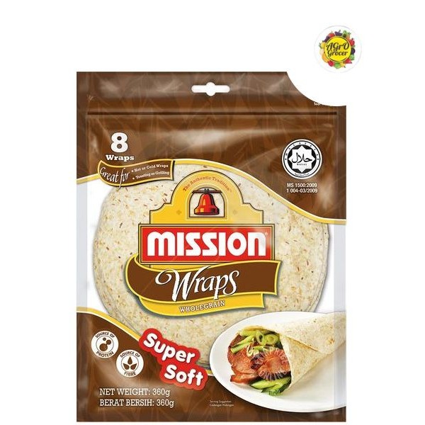 Mission Wraps Wholegrain 360g | Shopee Malaysia