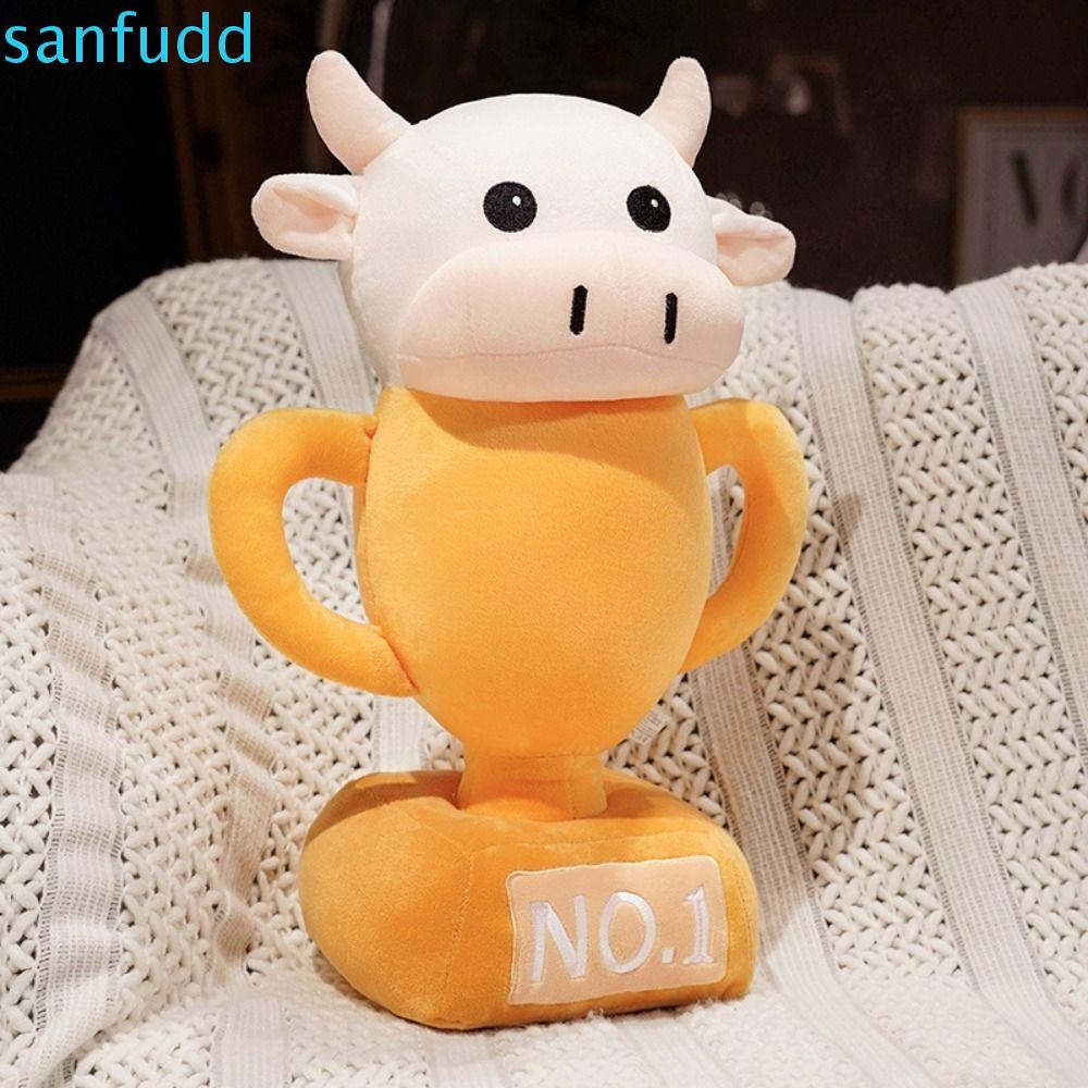 SANFUDD Stuffed Animal Plush Toys, Simulation Soft Trophy Shape Plush ...