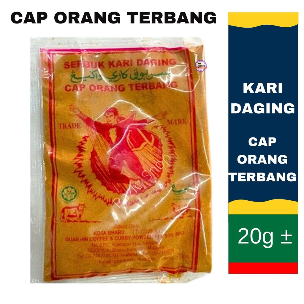 SERBUK KARI DAGING CAP ORANG TERBANG | Shopee Malaysia