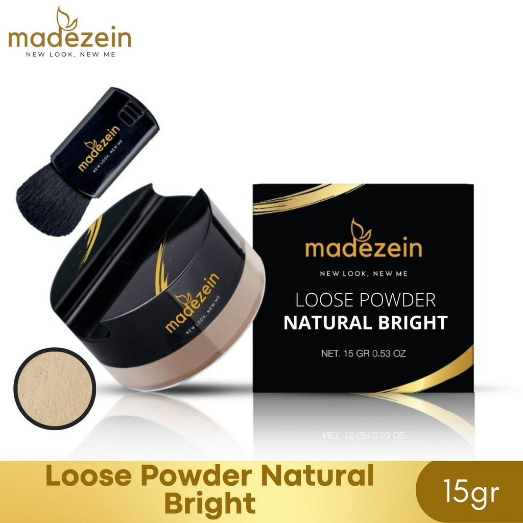 Madezein Loose Powder Bright Loose Ivory Net 15gr By Madezein | Shopee ...