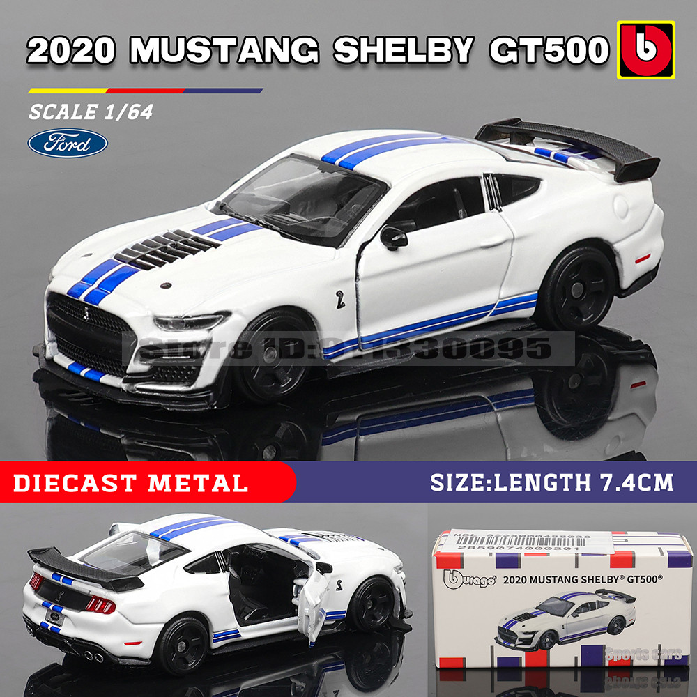 Bburago 1:64 2020 Ford Mustang GT500 alloy mini car model toy series ...