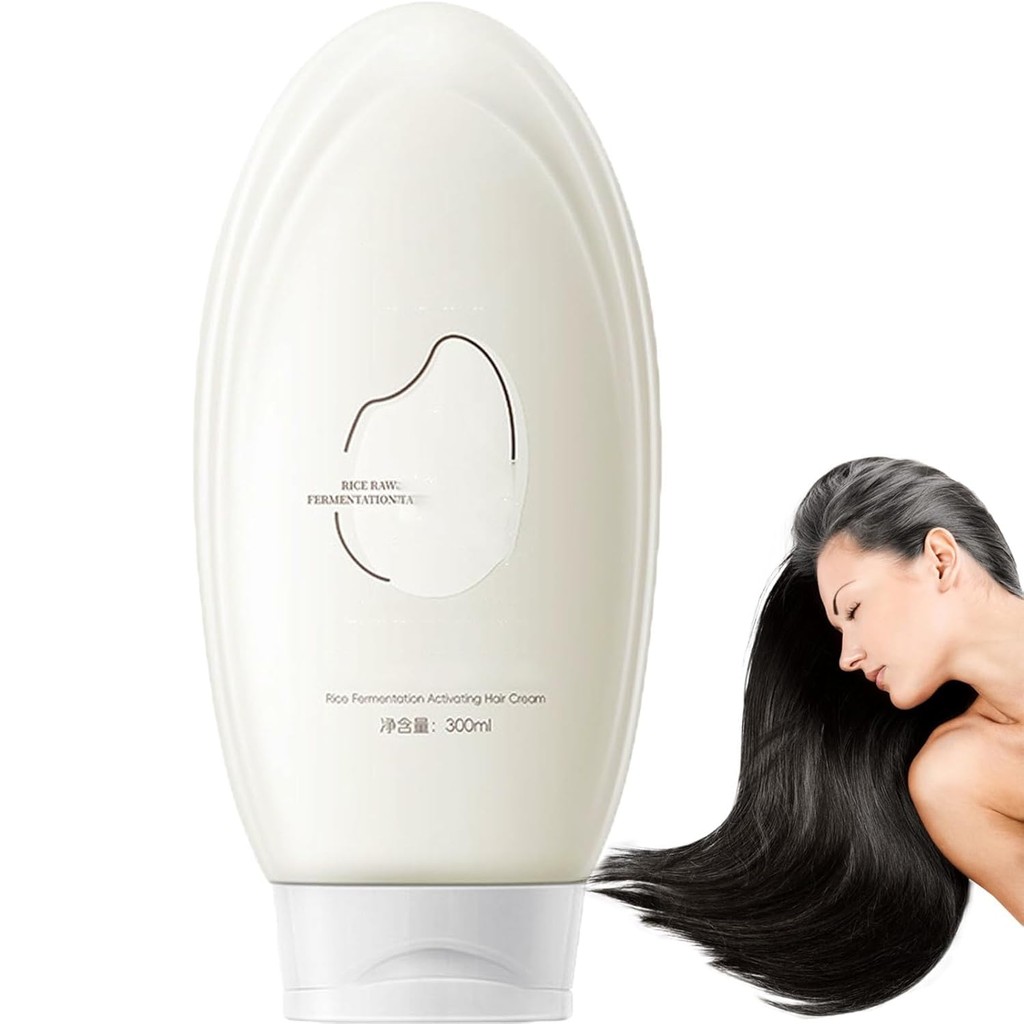 Rice Fermentation Essence Hair Cream,Fermented Rice Water Hair Mask ...