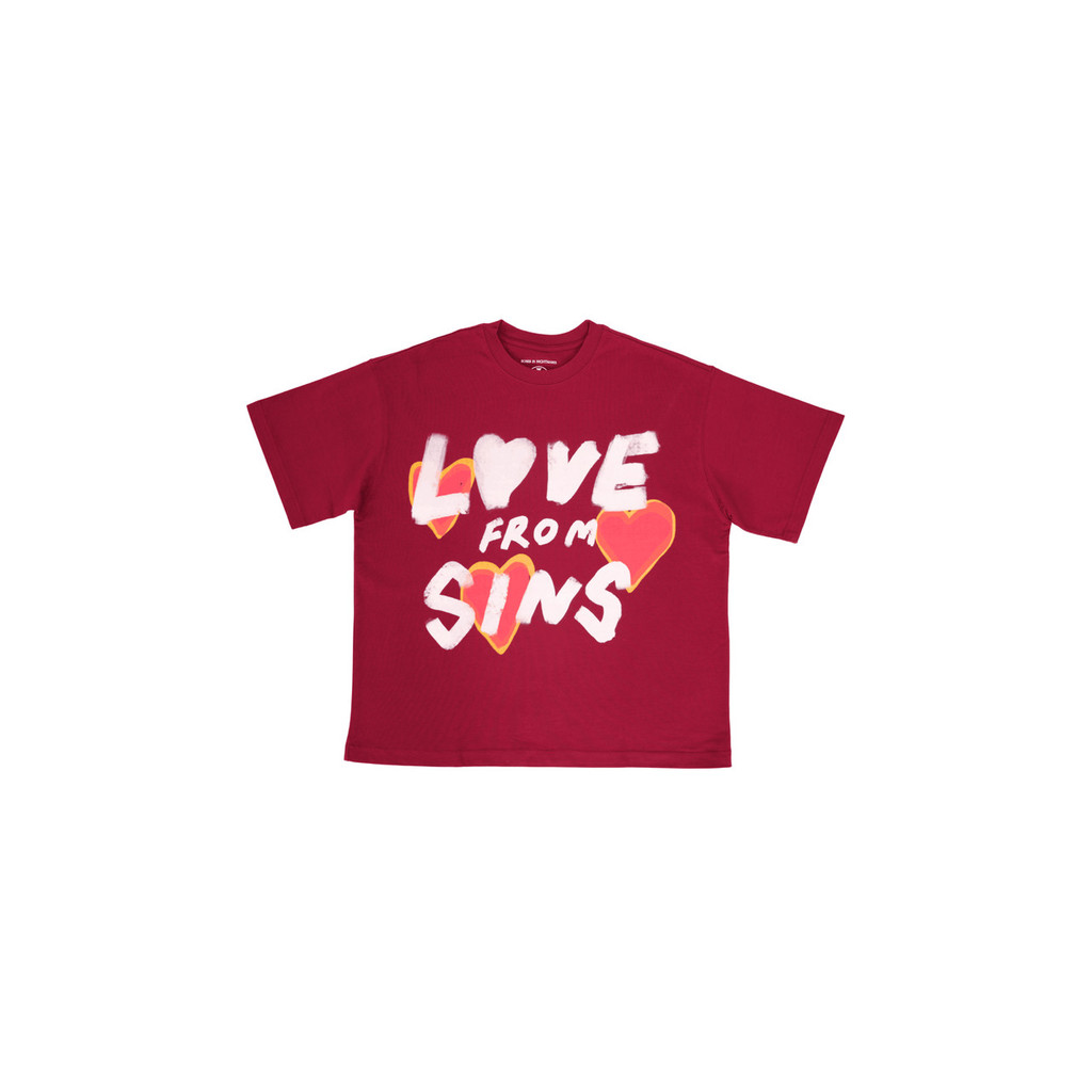 SINS LOVE FROM SINS TEE(RED) | Shopee Malaysia