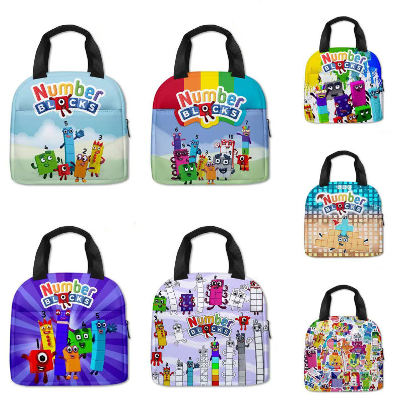 Numberblocks lunch bag for kids Numberblocks lunch box | Shopee Malaysia