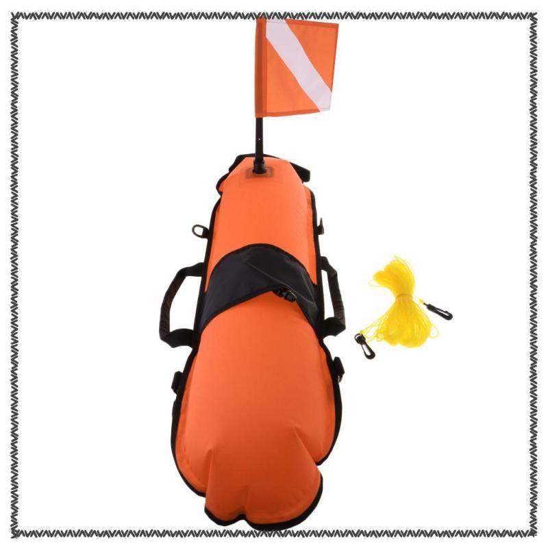 [MCA] Surface Marker Inflatable Diving Flag Buoy Signal Float Scuba ...