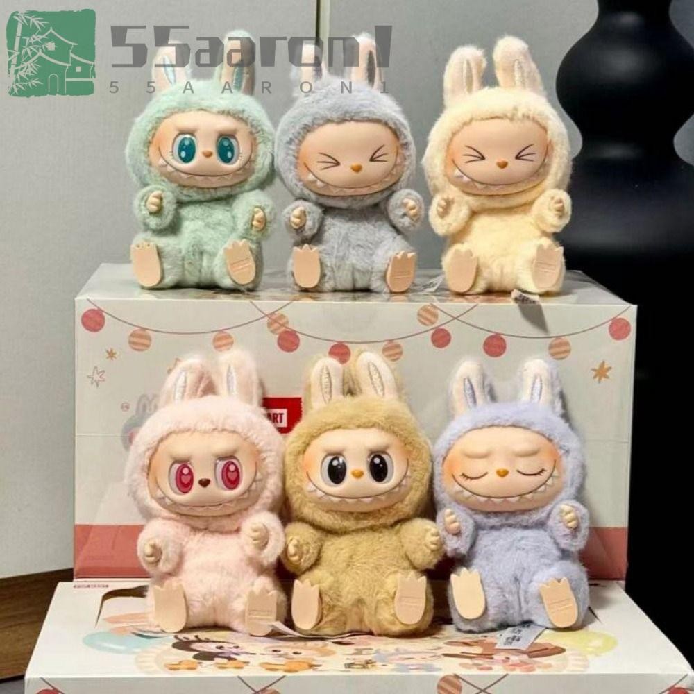 AARON1 Labubu Plush Figure Keychain, Have a Seat V.2 Series Sitting ...