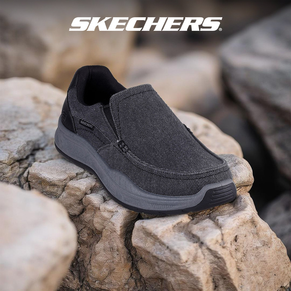 Skechers Men Relaxed Fit SKECHERS USA Cohagen Vierra Shoes - 204848-BLK ...