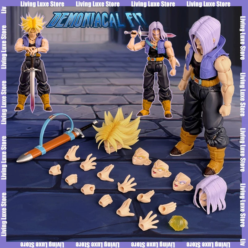 Demoniacal Fit Dragon Ball Z Shf Super Saiyan Action Figure Trunks The ...