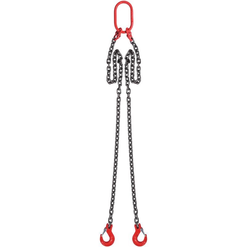 VEVOR Chain Sling, 5/16 inch x 5 ft Lifting Chains with Hooks, G80 ...