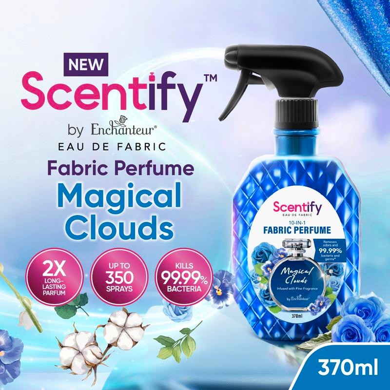 Scentify Eau De Fabric Magical Clouds 370ml | Fabric Perfume | Fine ...