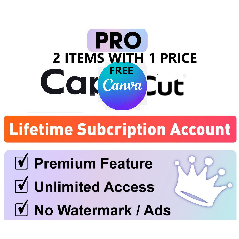 Canva cpcut Account Pro Original 100% Lession book tutorial | Shopee ...