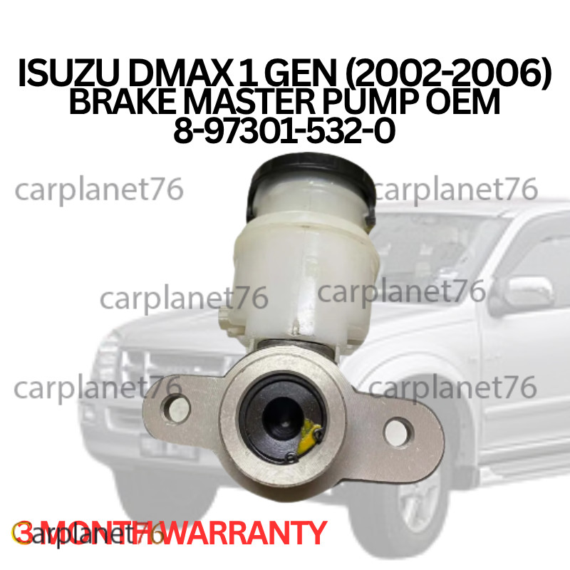 ISUZU D-MAX FIRST GENERATION (2002-2006) BRAKE MASTER PUMP MADE BY OEM ...