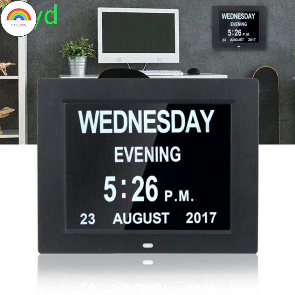 RD Date Digital Clock Dashboard Alarm Clock Calendar Table LCD Screen ...
