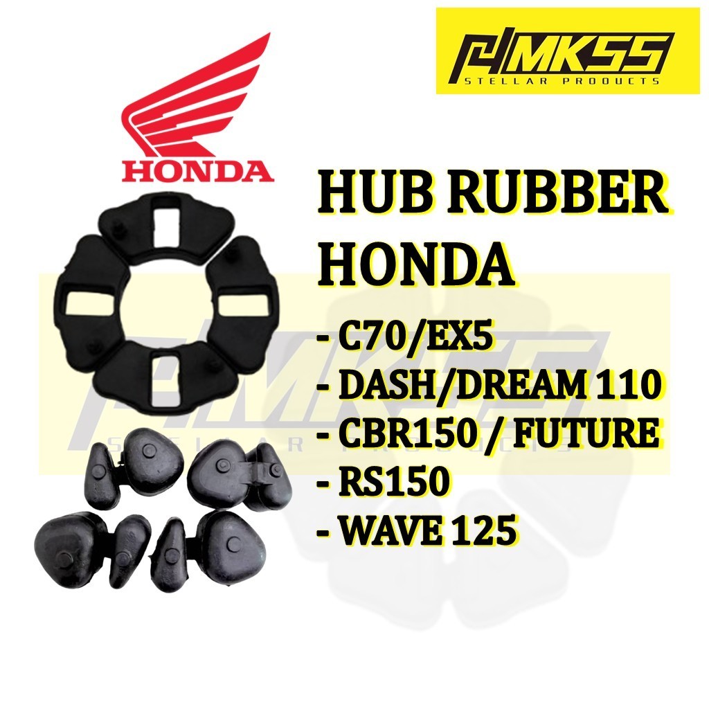 HONDA KWB Hub Rubber Honda Dash110 Wave110 RS150 Wave Alpha CX DX CBR ...