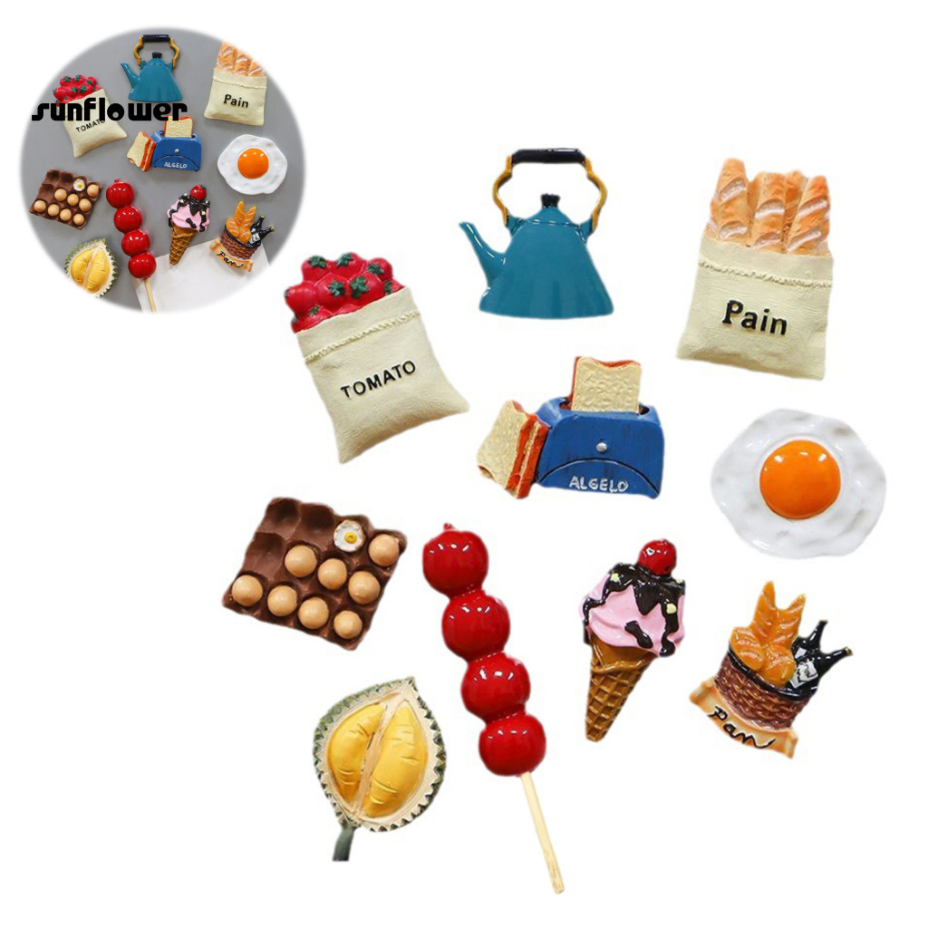 SF_ Durian Refrigerator Magnet Food Shape Magnet Southeast Kitchen ...