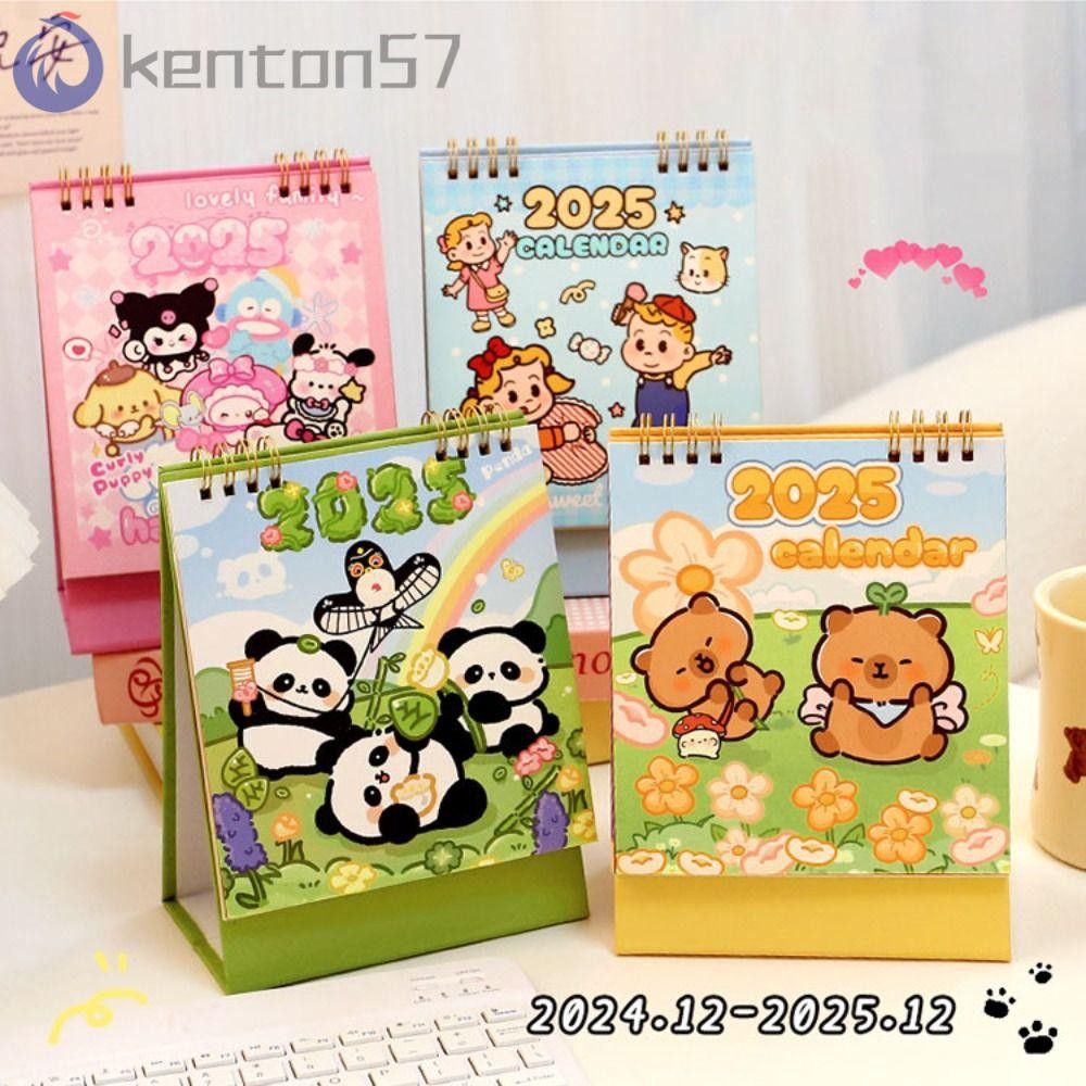 KENTON Crayon Shin-chan 2025 Calendar, White Board Thick Paper Capybara ...