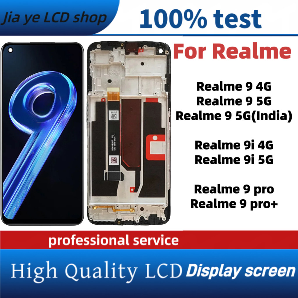 For Realme 9 4G 5G 9 Pro 9 Pro Plus Realme 9i 4G 5G LCD Display Touch ...
