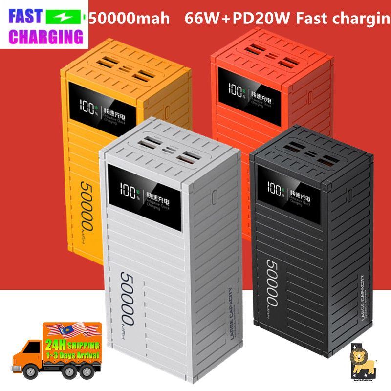 50000mAh Power Bank 66W Super Fast Charging Sufficient Capacity ...