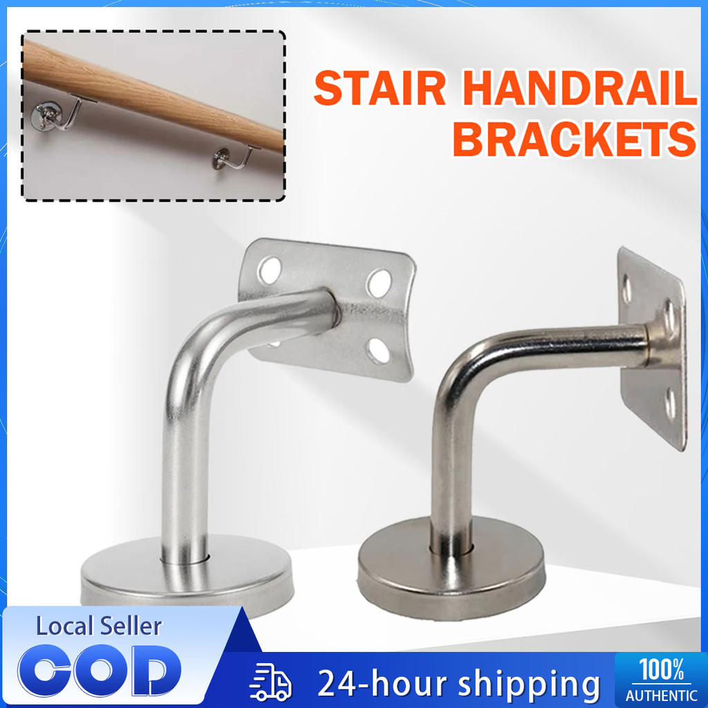 Stainless Steel Handrail Bracket Wall Mounted Stair Balustrade Fixed Support for Hospital ...