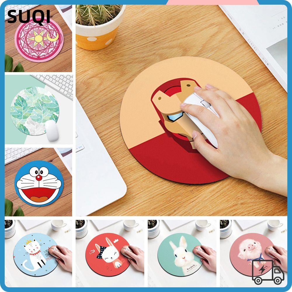 SUQI Home Office Mouse Pad Table Mat Cute Pattern Doraemon Writing Mat ...